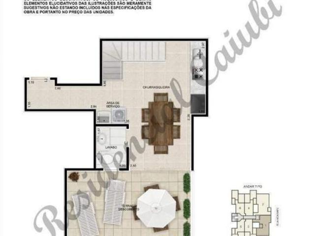 Cobertura Residencial com 89 m² • 2 Quartos • 1 Vaga – Jardim Pilar, Santo André