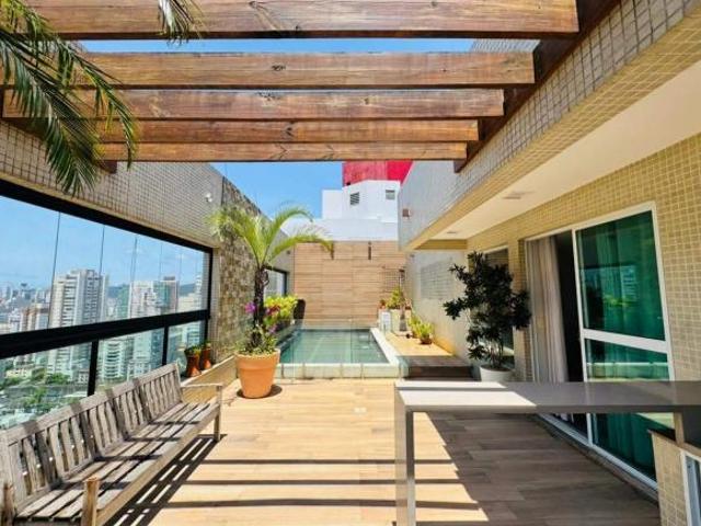 Cobertura residencial à venda em Boqueirão, Santos – exclusividade com vista e conforto