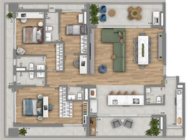 Cobertura residencial em são paulo sp, vila madalena