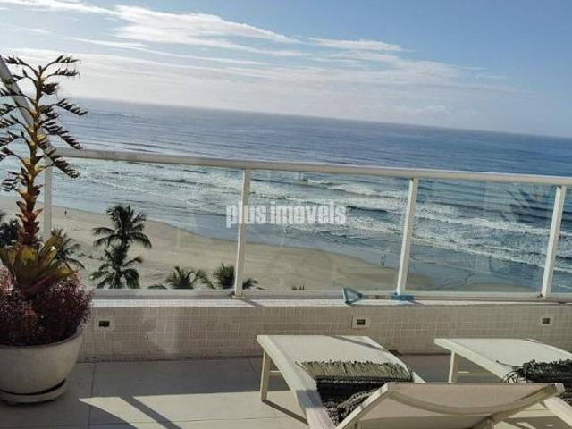 COBERTURA RIVIEIRA DE SÃO LOURENÇO, DE FRENTE PARA A PRAIA,VISTA DESLUMBRANTE MOBILIADA