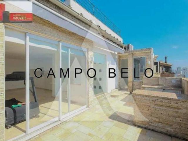 Cobertura Rua Édison, 1172 Campo Belo, 270m², 4 dorms, 2 vagas, Maison de Saint Malo
