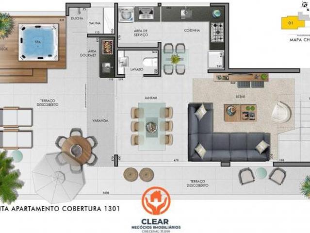 Cobertura Top House 3 Quartos à Venda no Golden Ville | Bairro Castelo | Belo Horizonte