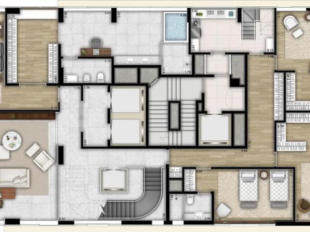 Cobertura Triplex 711m Vila Nova Conceição no vigésimo quarto andar