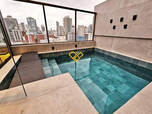Cobertura Triplex 2 Quartos à venda em santos Sp