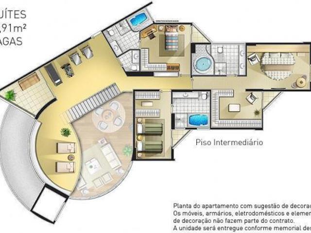 Cobertura Triplex para Venda em Santo André, Vila Assunção, 6 dormitórios, 6 suítes, 7 banheiros, 7