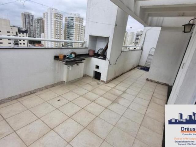 COBERTURA VILA ROMANA, 3 DORMS, 3 GARS, 193M2, GOURMET LAZER