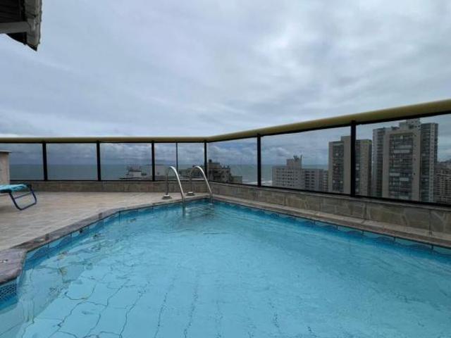 Cobertura VISTA MAR com 2 suítes e piscina à venda, 125 m² por R$ 1.390.000 Aviação Praia Grande