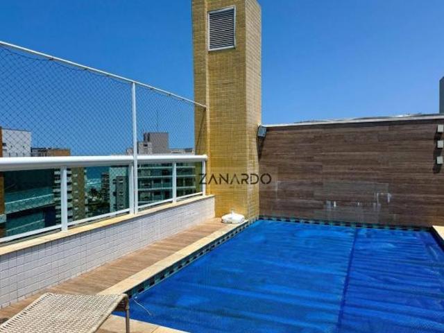 Cobertura vista mar, pé na grama para venda e locação em Riviera de São Lourenço