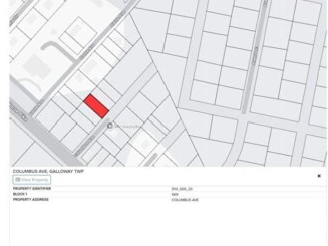 Columbus Ave, Galloway Township, Plot For Sale