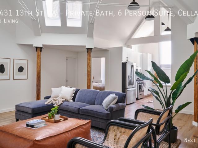COLUMBIA HEIGHTS | Furnished | Utilities Included | Private Bath | 6 Person Cellar Suite