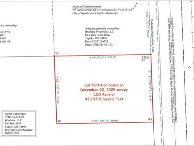 Coley Rd, Tupelo, MS 38801