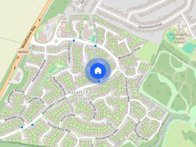 Colindale Gardens, Nuthall
