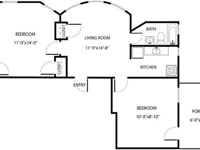 Colleen Anne 2 Bedroom Apartment for Rent at 2563 N Farwell Ave, Milwaukee, WI 53211 Murray Hill