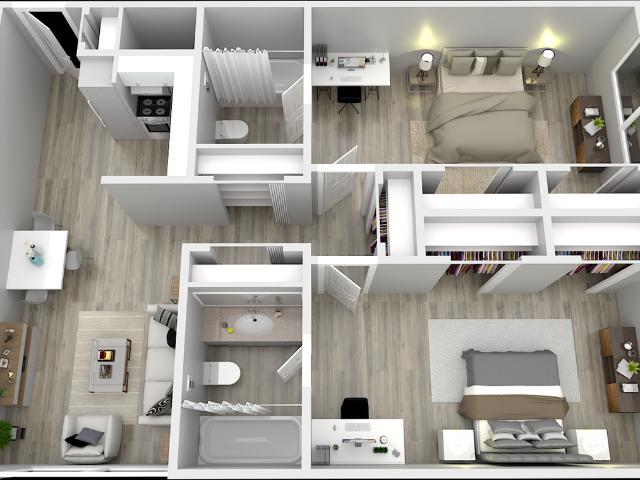 College Spaces 2 Bedroom Apartment for Rent at 148 E William St, San Jose, CA 95112 Downtown San Jose