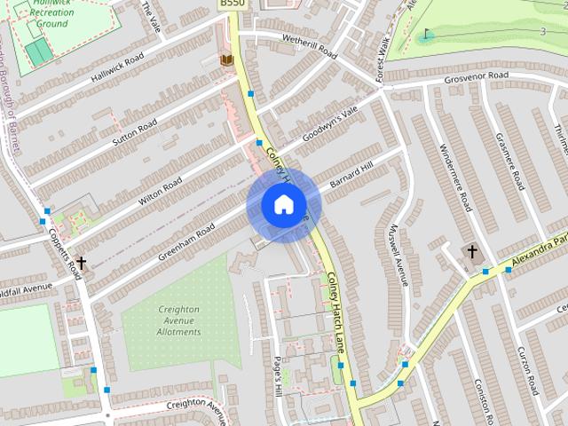 Colney Hatch Lane, N10, Muswell Hill, London, N10