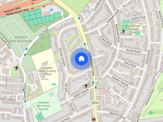 Colney Hatch Lane, N10, Muswell Hill, London, N10