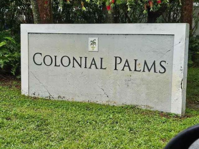 Colonial Palms 3 Bedroom Apartment for Rent at Colonial Palms Way, West Palm Beach, FL 33406
