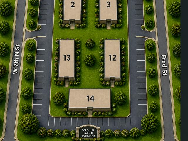 Colonial Park Apartments 2 Bedroom Apartment for Rent at 255 E 9th North St, Summerville, SC 29483