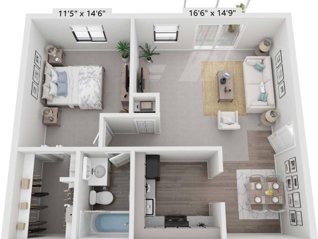 Colony Club 1 Bedroom Apartment for Rent at 681 Turney Rd, Bedford, OH 44146 Bedford