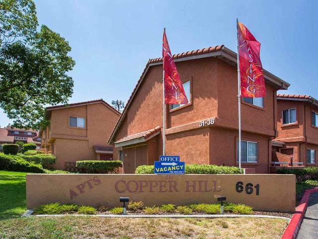 Copper Hill Apartments 1 Bedroom Apartment for Rent at 661 Copper Dr, Vista, CA 92083 Vista