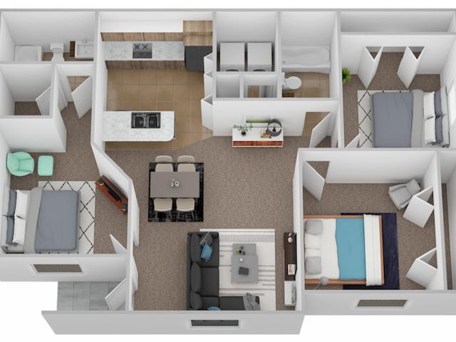 Coral Cove 2 Bedroom Apartment for Rent at 1751 Four Mile Cove Pkwy, Cape Coral, FL 33990 Hancock
