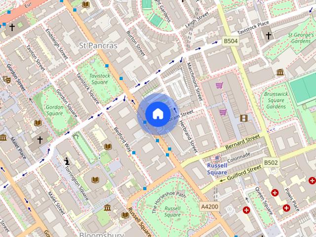 Coram Street, Bloomsbury, WC1