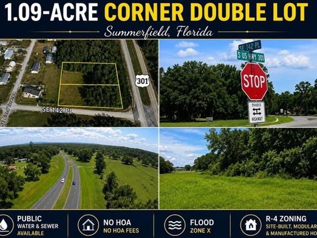 Corner Se 142nd Pl and S US Highway 301, Summerfield, FL 34491