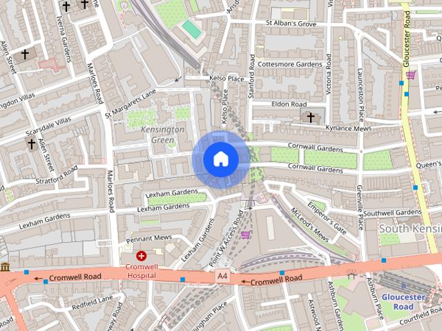 Cornwall Gardens Walk, South Kensington, SW7