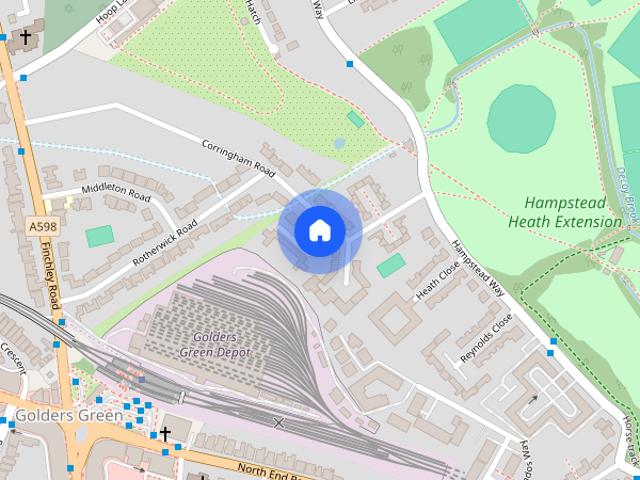 Corringham Rd, Golders Green