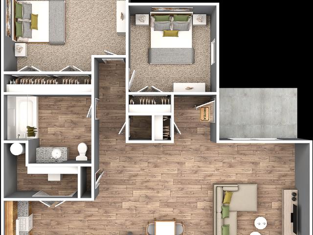 Cottages of Frankfort 2 Bedroom Apartment for Rent at 871 Cardwell Ln, Frankfort, KY 40601