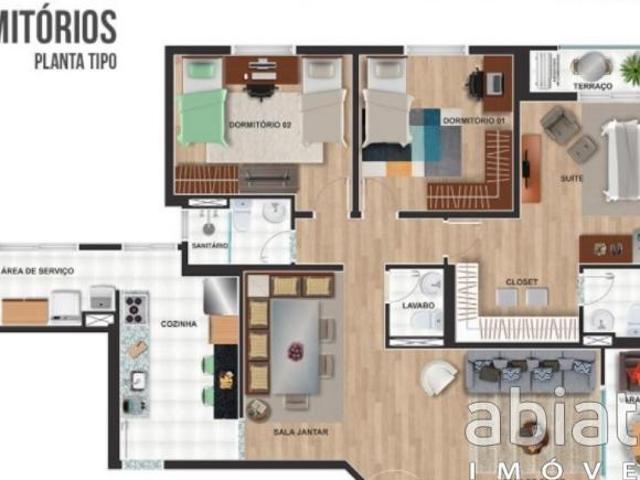 Cota à venda no Parque Esplanada Embu das Artes/SP 125m² 3 dormitórios