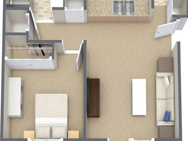 Country Club Village Studio Apartment for Rent at 5344 S 99th St, Omaha, NE 68127