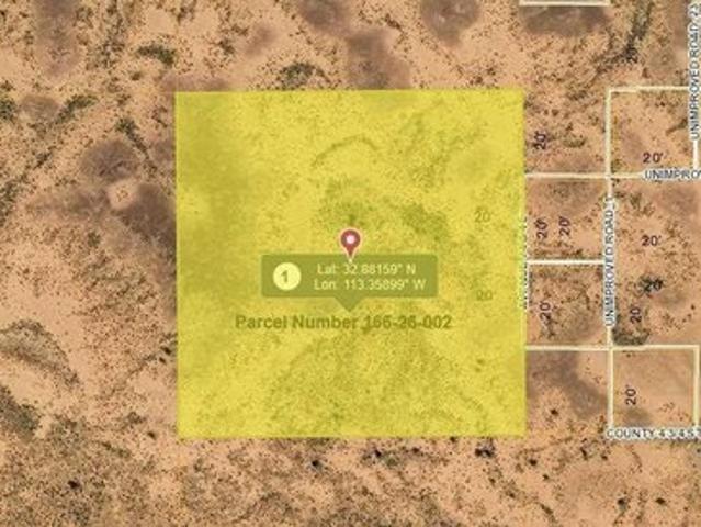 County 5 Unit 166 002 St Parcel Number, Dateland, AZ 85333