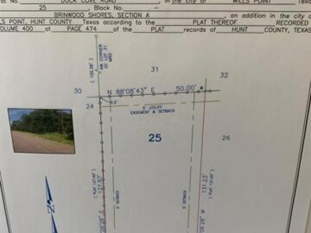 County Rd Lot,wills Point, Plot For Sale