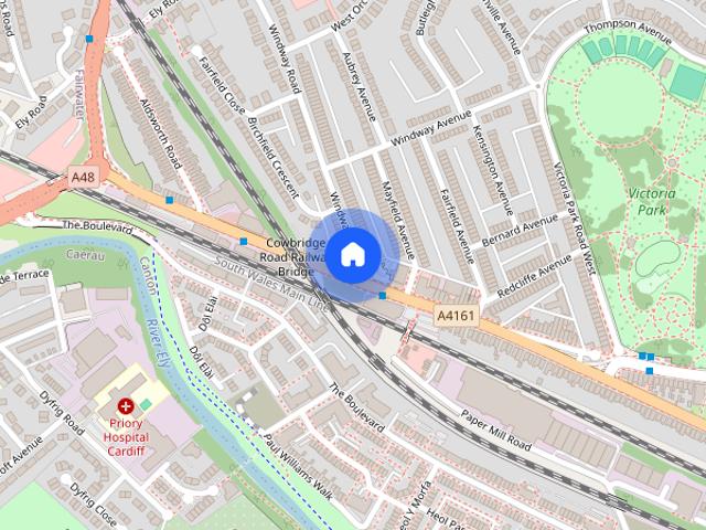 Cowbridge Road East, Ty Pwll Coch House, CF5