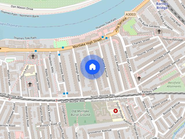 Cowley Road, Mortlake, London