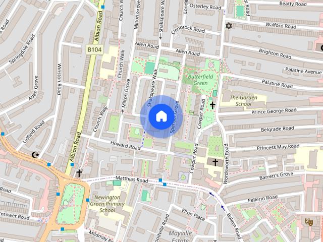 Cowper Road, Newington Green, N16