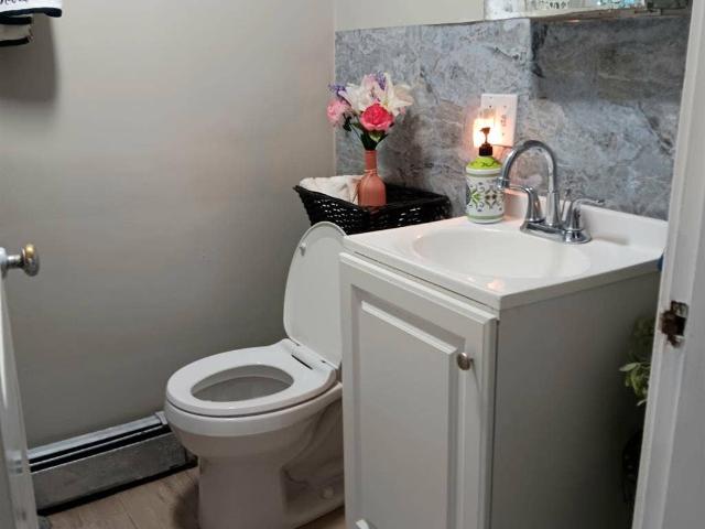 Cozy furnished bedroom in basement