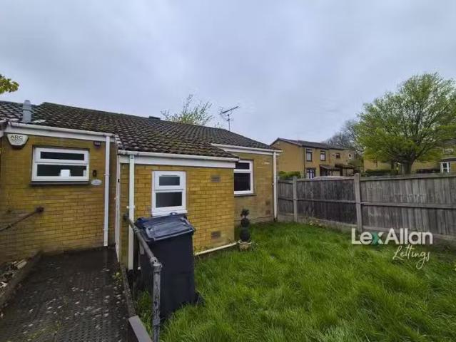 New 1 BA 1 bedroom terraced bungalow for rent in Lysander Road.