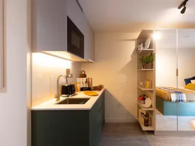 Unique 1 BA Studio flat for rent in Clarence Street, Kingston.