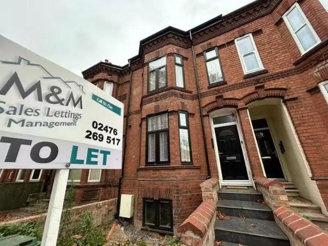Cozy 1 BA Studio flat for rent in Walsgrave Road, Stoke, CV2