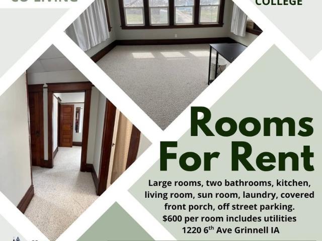 Cozy 1 Bed Bath Room in Grinnell_$mo_PRIME GRINNE