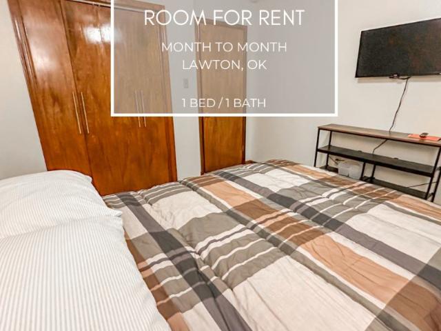 Cozy 1BR Room for Rent in LawtonOK_$mo