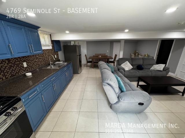 COZY 2 BED/2 BATH BASEMENT UNIT + 40% OF HYDRO, WATER & GAS