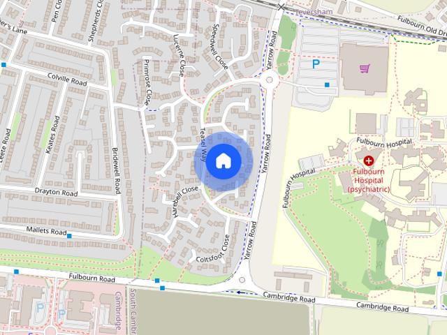 Clover Court, Cambridge, Cambridgeshire, CB1