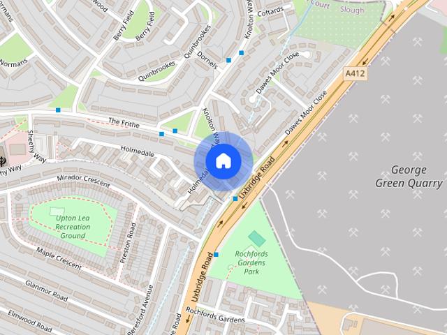 Close to Wexham Hospital