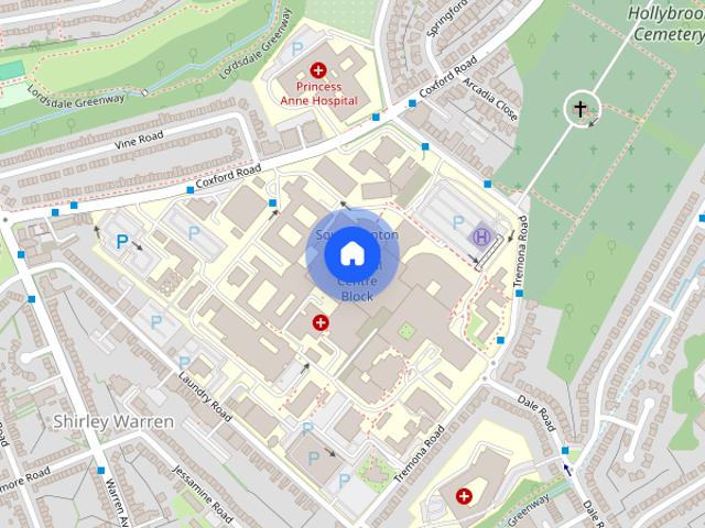Close To General Hospital, SO16