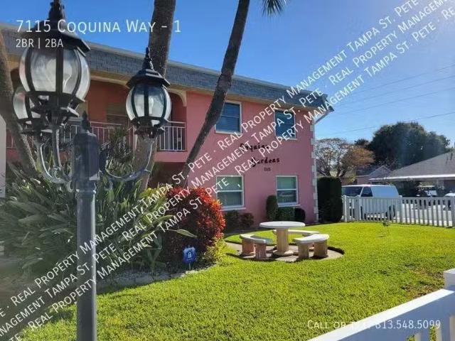 CLOSE TO ST PETE BEACH 7115 Coquina Way #1