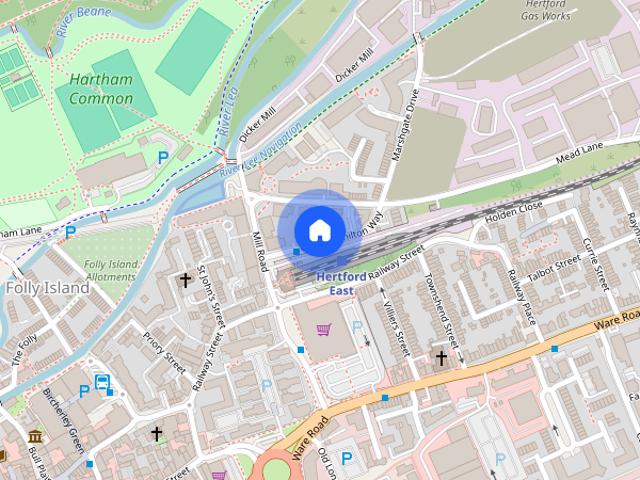 Claud Hamilton Way, Hertford, Hertfordshire, SG14