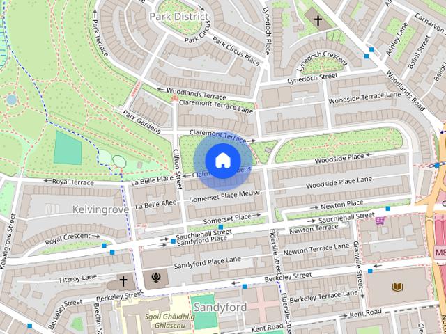 Clairmont Gardens, Park, Glasgow, G3
